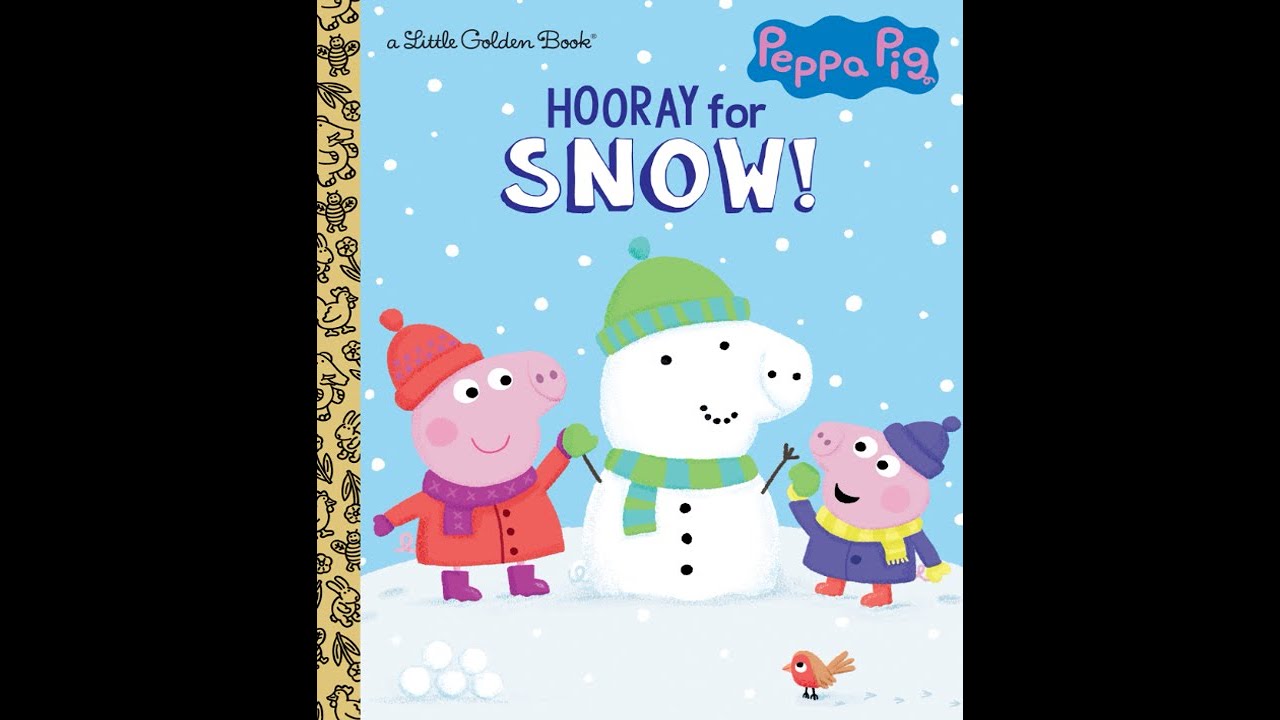 Peppa Pig - Hooray For Snow! - Kids Read Aloud Audiobook - YouTube
