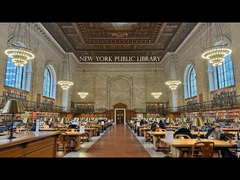 Walking Tour of The New York Public Library | Relaxing Ambient | NYPL ...