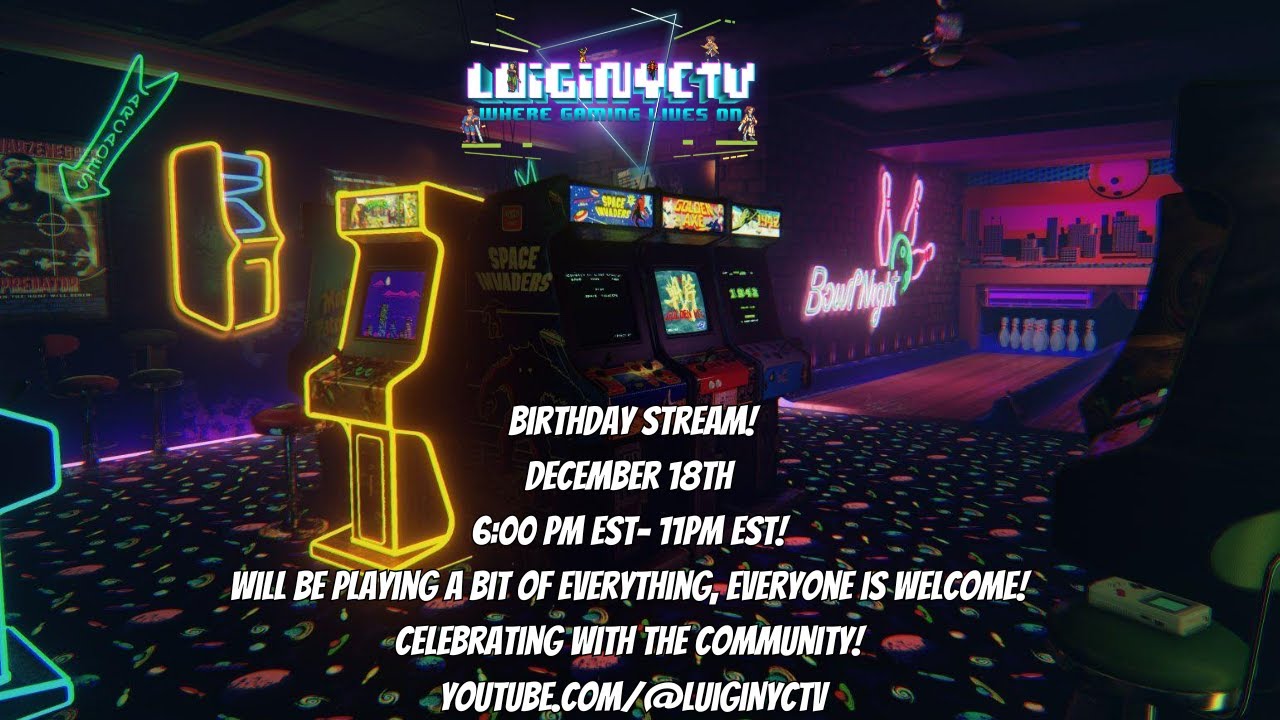 Birthday stream! Celebrating with the community tonight! - YouTube