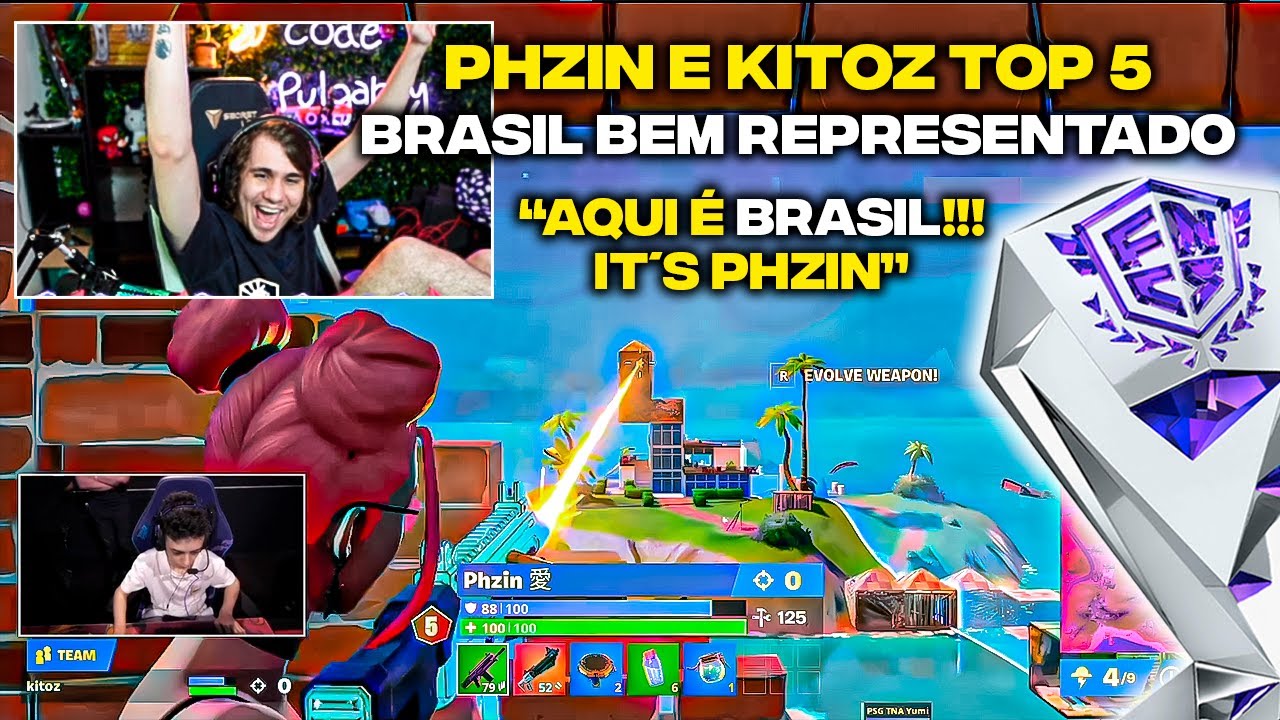PHZIN BRILHA NO MUNDIAL! REAÇÃO DO PULGA AO TOP 5 DO PHZIN E KITOZ NA ...