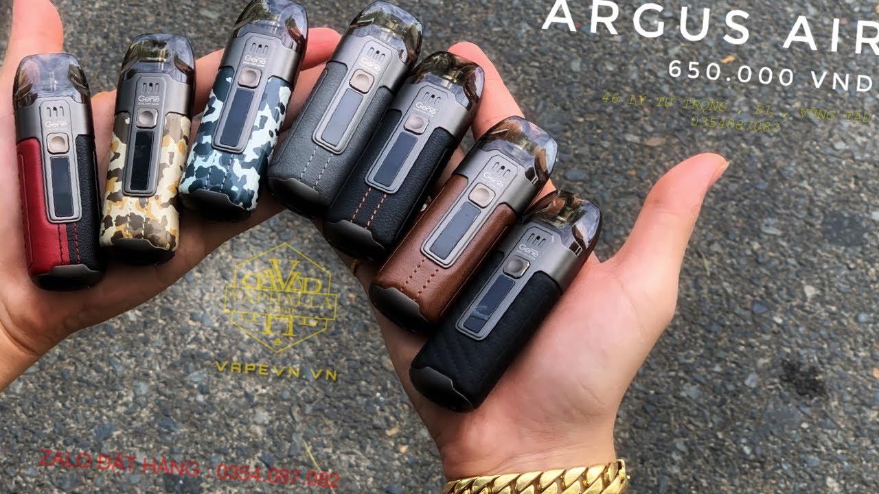 TRÊN TAY ARGUS AIR | VAPHALLA - YouTube