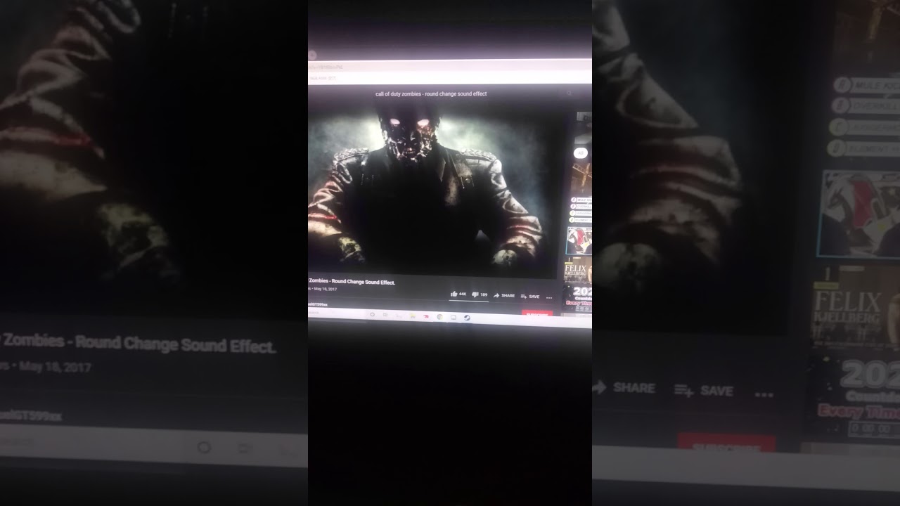 Perfectly Timing the COD Zombies Round Change sound effect on new years ...