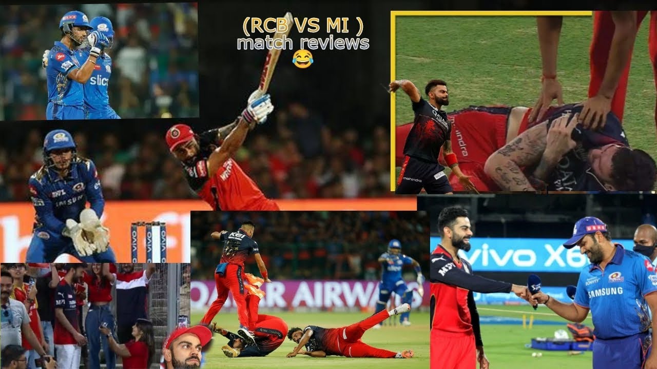 mi vs rcb fist match review 🔥😍|king kohli|mumbai indian vs royal ...