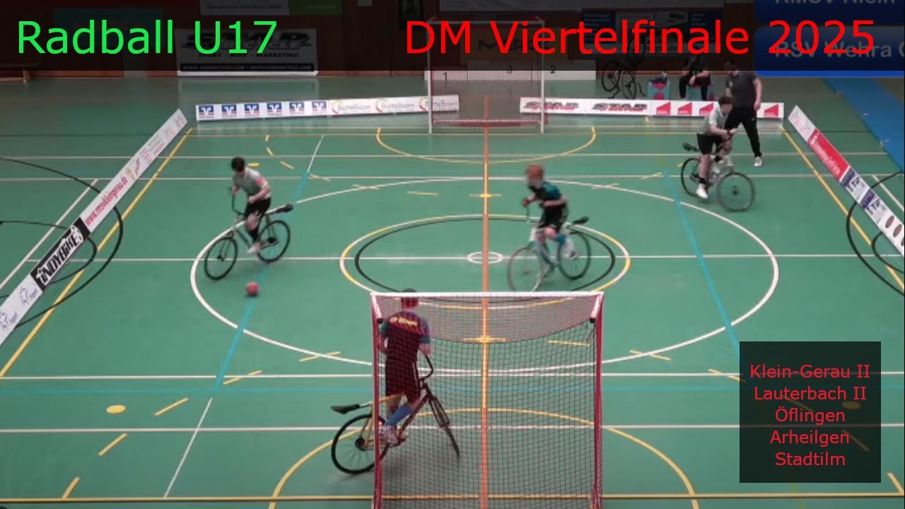 Radball U17 - DM Viertelfinale 2025 - YouTube