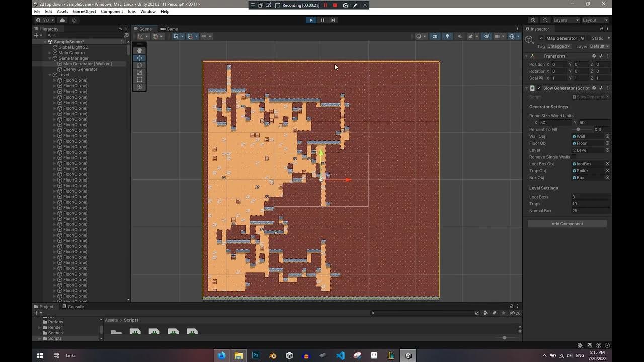 Unity 2D - Procedural Level Generator - YouTube