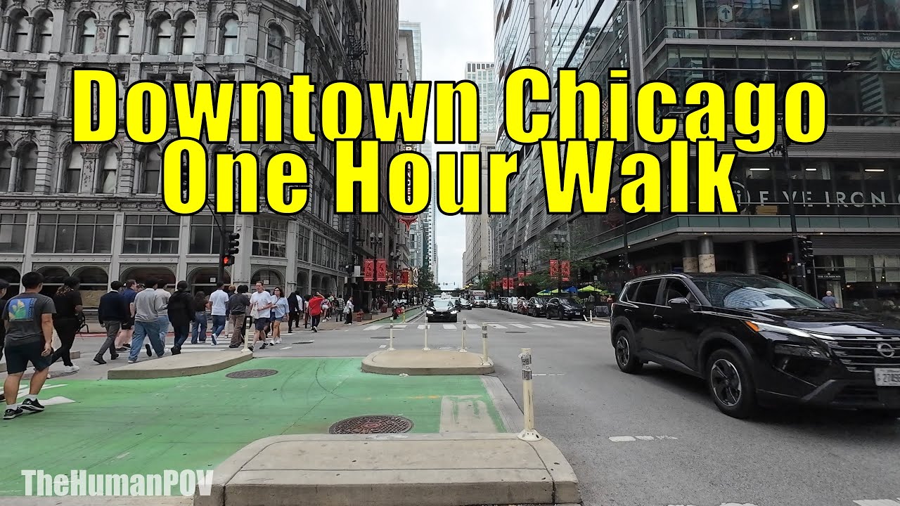 Downtown Chicago, Dearborn Street - 1 Hour Walk - July 2025 | 4K - YouTube