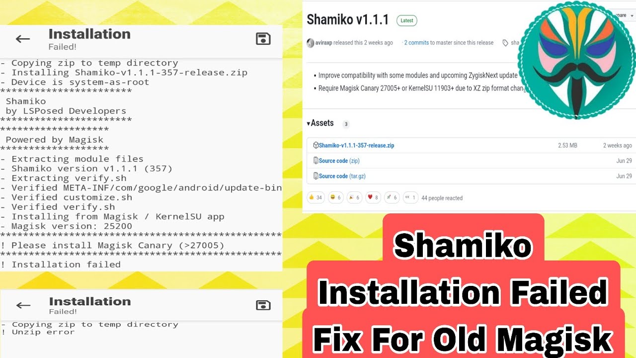 SHAMIKO INSTALLATION FAILED | SHAMIKO MODULE NOT INSTALL IN MAGISK ...