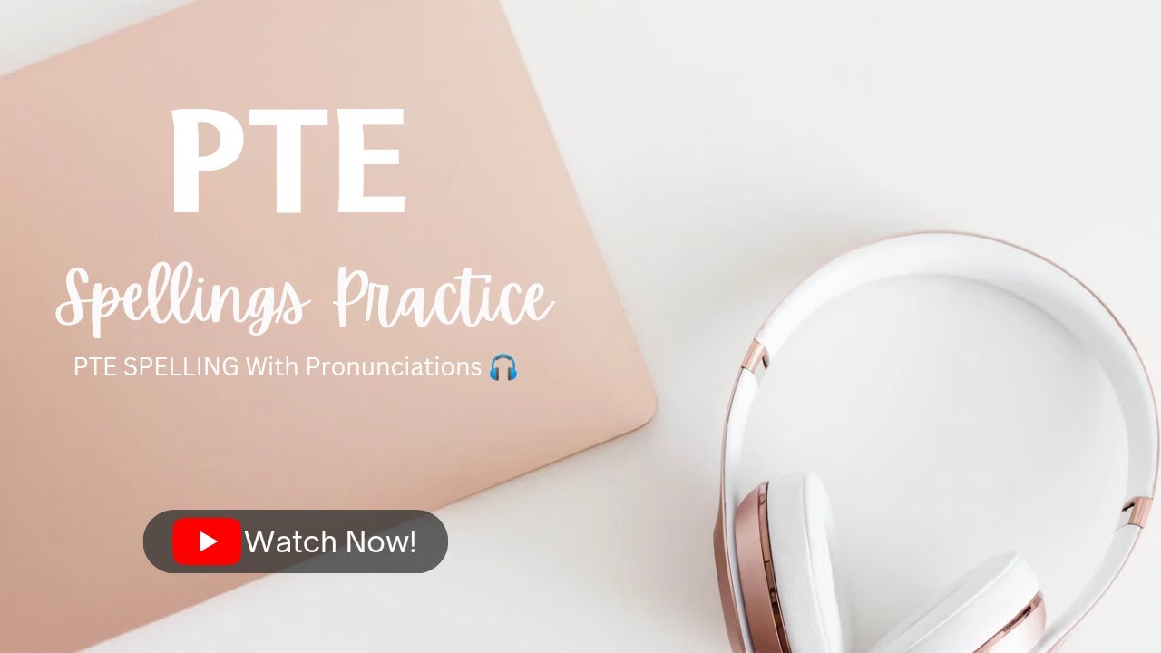 PTE Listening Spellings Practice 🎧 || PTE Spellings - YouTube