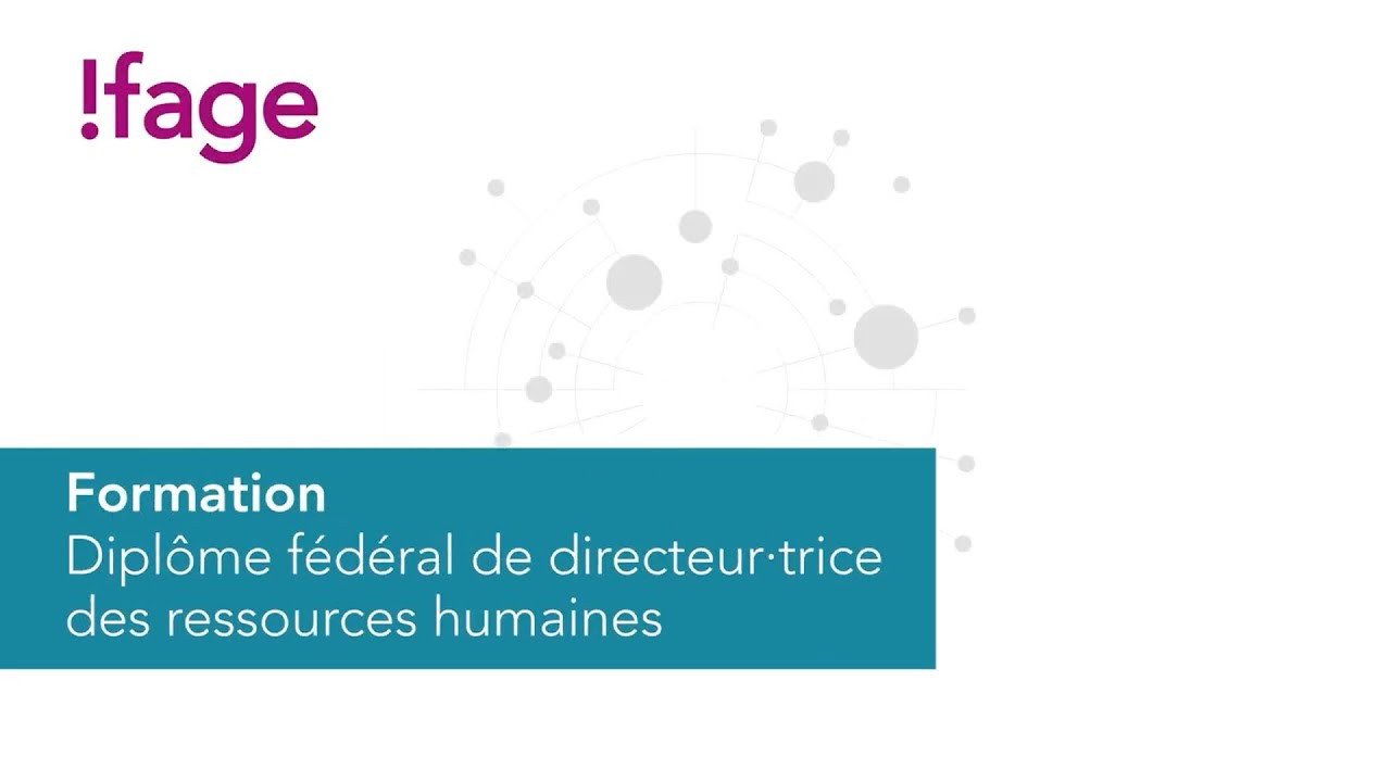 Formation : Diplôme fédéral de directrice/directeur des ressources ...