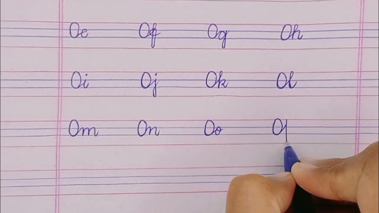 LESSON #42 HOW CAN WE WRITE BEST JOINING WRITING?, JOINING LETTER "O"a ...