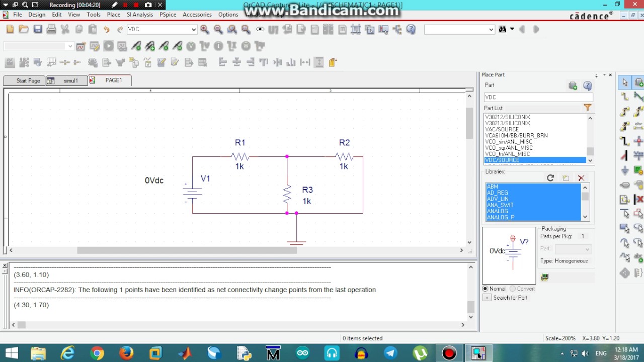 1- OrCAD capture tutorials - bias point analysis - YouTube