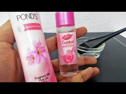 ROSEWATER Ponds Powder that will change your life forever to get crystal clear glow skin beauty hack