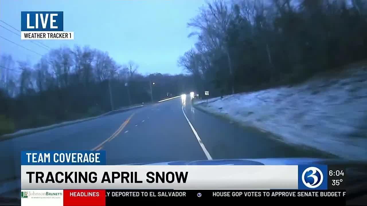 VIDEO: April snow in the higher elevations - YouTube