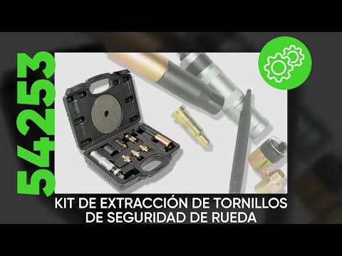 CÓMO UTILIZAR EL KIT DE EXTRACCIÓN DE TORNILLOS DE SEGURIDAD
