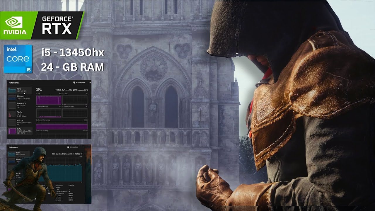 Assassin's Creed Unity Benchmark | FPS Test | Ultra Settings | RTX 4050 ...