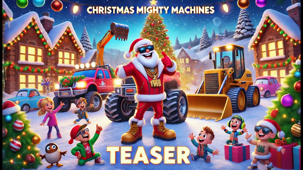 Christmas 2024 Mighty Machines Surprise Teaser | Festive Fun with Santa ...