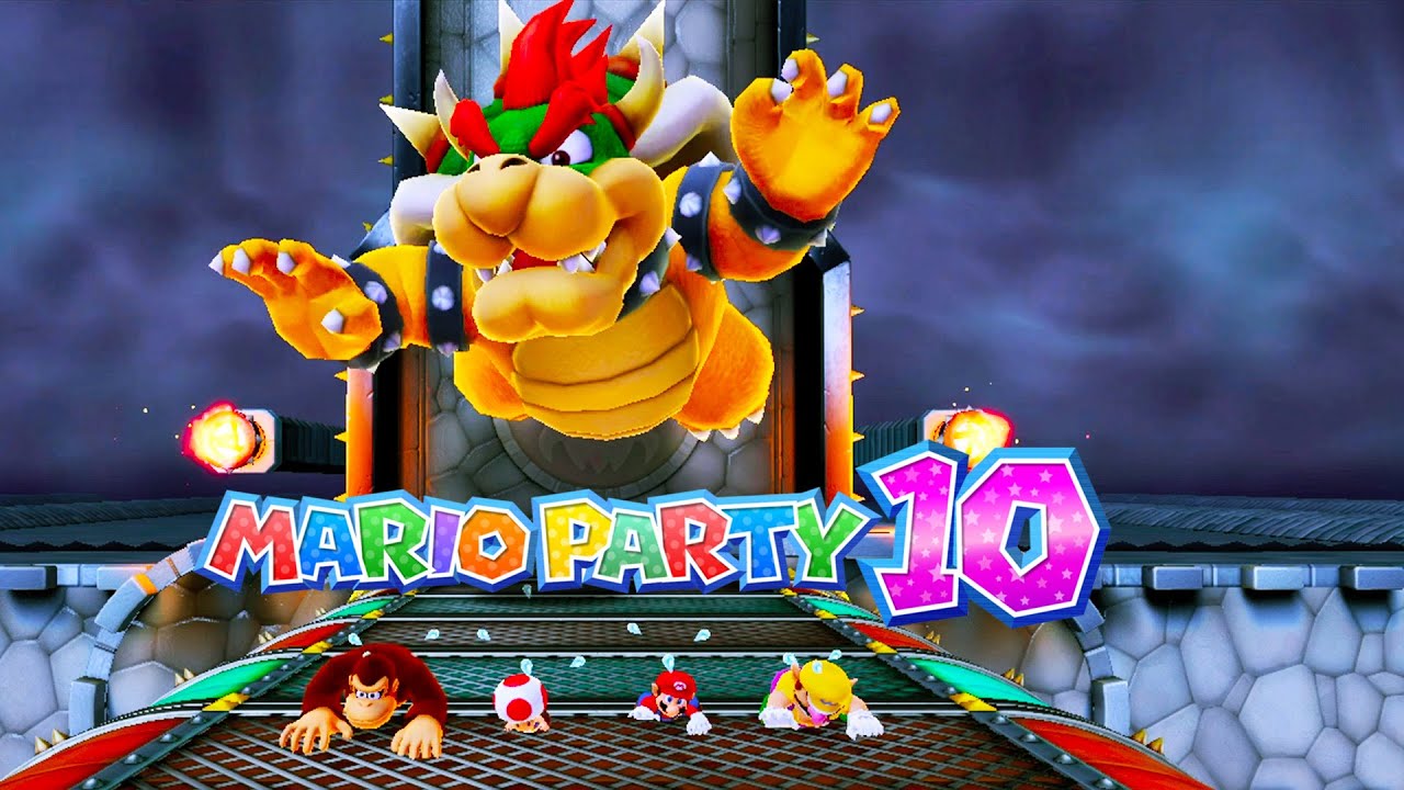 Mario Party 10 - Bowser Party - Mushroom Park - Bowser vs. Wario ...