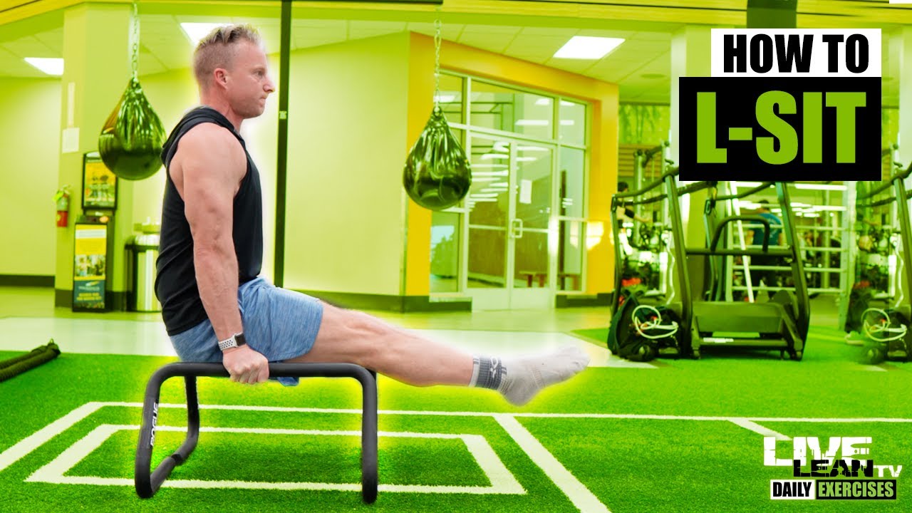 How To Do A L-SIT ON THE PARALLETTES | Exercise Demonstration Video and ...