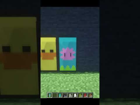 Minecraft:우파루파 (아홀로틀)현수막 만드는 방법axolotl banner How to Build-Tutorial# ...