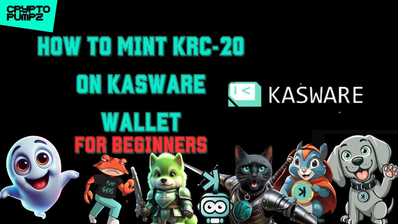 MINTING KRC-20 TOKENS USING KASWARE WALLET---SIMPLE FOR BEGINNERS - YouTube