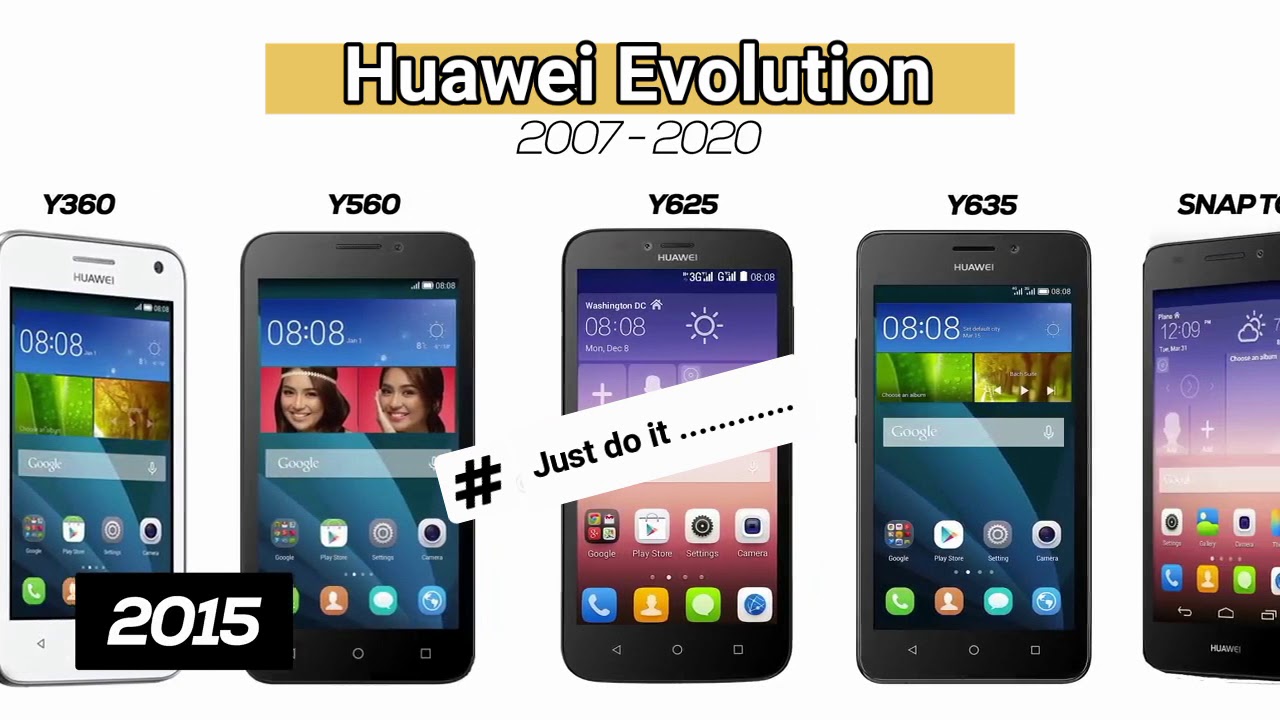 Huawei phones evolution 2007_2020 #Huaweip30pro #Huaweip40pro - YouTube