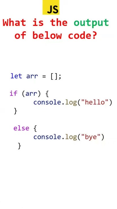 Javascript interview questions | If else in javascript - YouTube