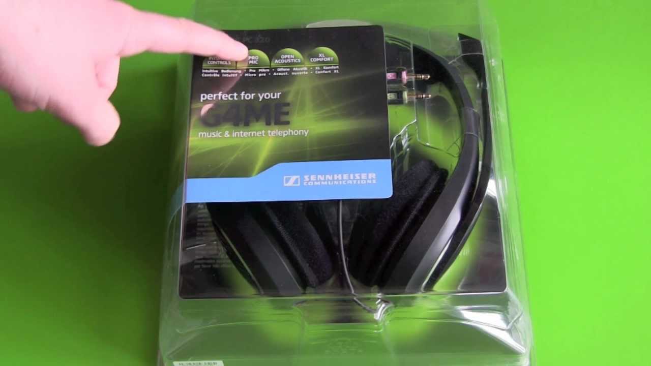 Sennheiser PC 320 Headset Unboxing - YouTube