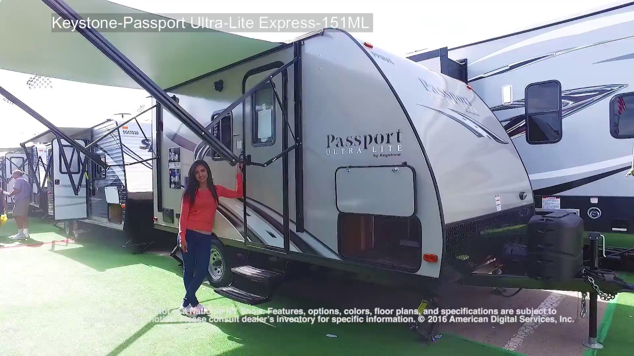 2017 Keystone RV-Passport Ultra Lite Express-151ML - YouTube