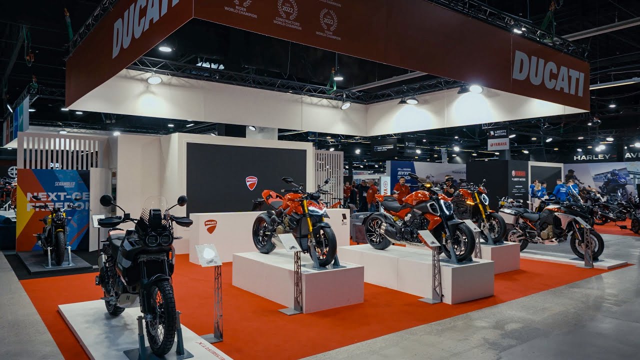 Ducati Liberty Motors na targach Warsaw Motorcycle Show 2023 - YouTube