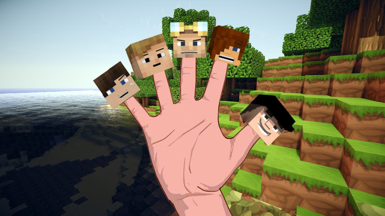 Minecraft Characters - Finger Family Kids/Baby Song - Nursery Rhymes ...
