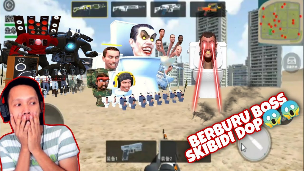skibidi dop yes yes yes Battle War_skibidi gmod Android - YouTube