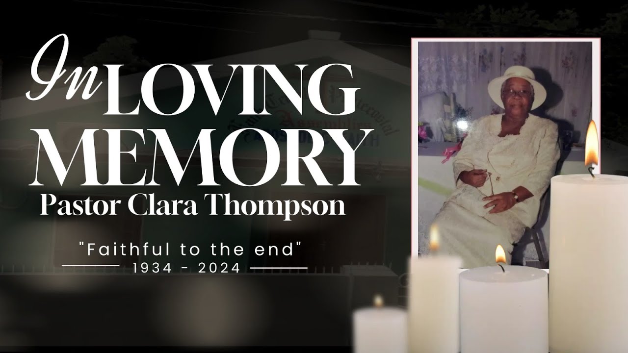 Pastor Clara Thompson Funeral Service - YouTube