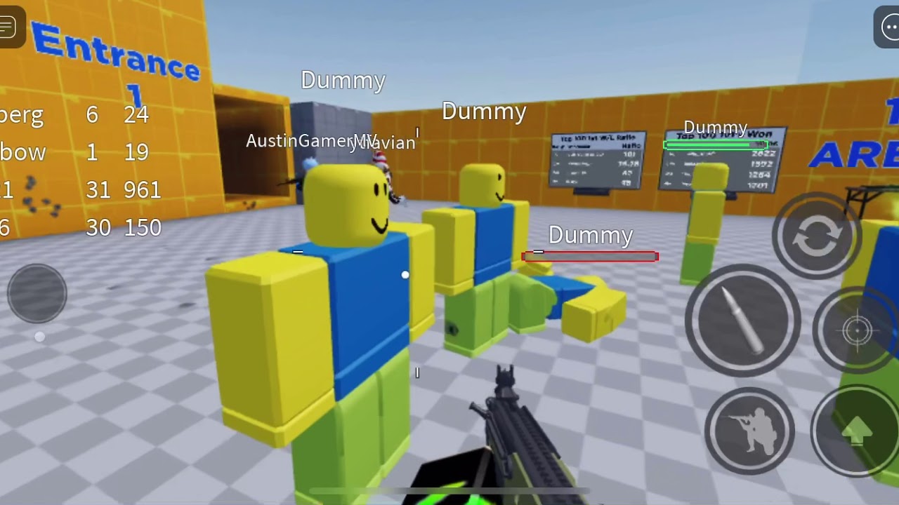 Roblox gun testing FFA - YouTube