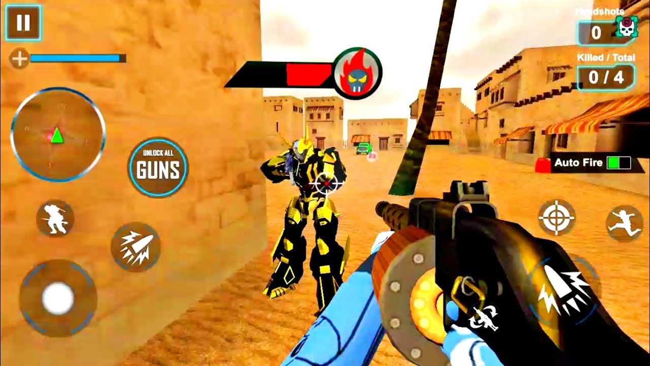 Robot Jungle Strike - Shooter FPS Game -AndroidGamePlay# Part9 - YouTube