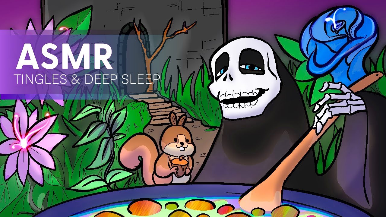 ASMR SmallCreek SkullChef | Relaxing Sounds for Sleep | Crinkles ...