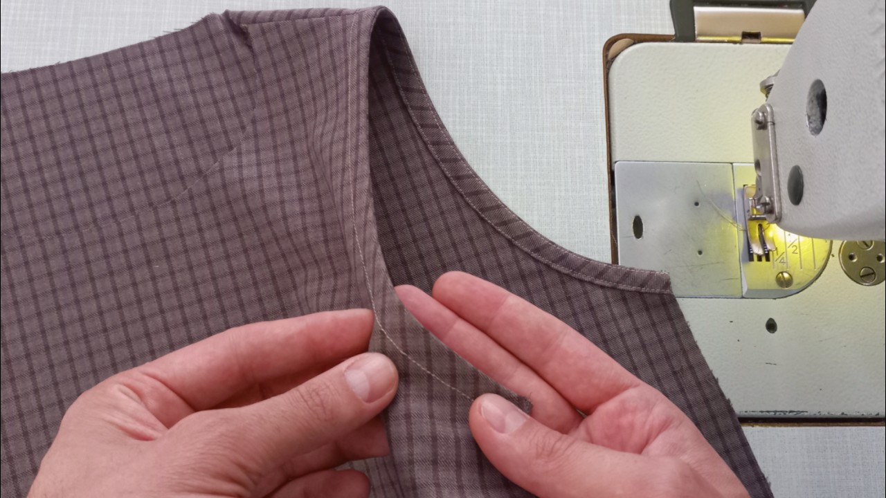 tance of cutting fabric correctly when sewing armholes. - YouTube