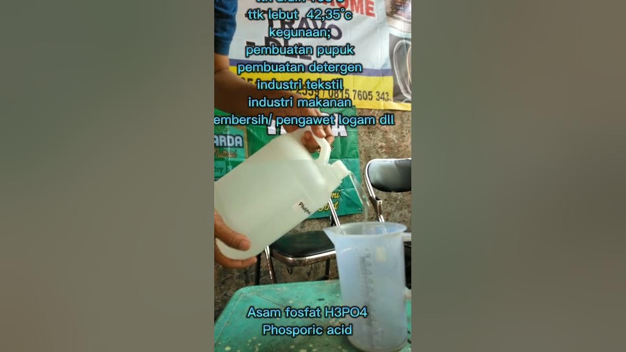 Asam fosfat H3PO4 Phosporic acid - YouTube