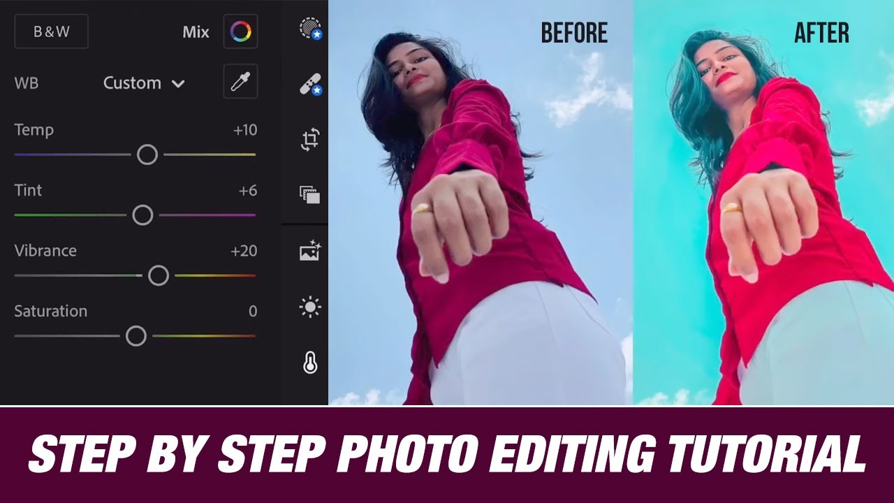 Step by Step Photo Editing Tutorial | Photoshop Editing Tutorial ...