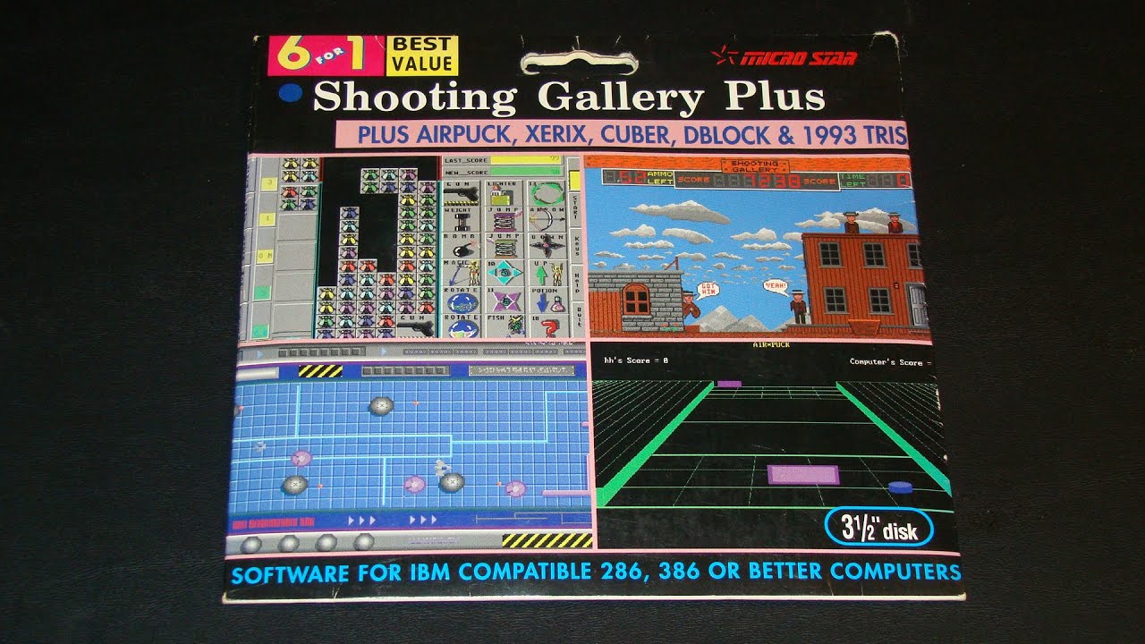 FC+G presents Micro Star Shareware Budget Disk Shooting Gallery Airpuck ...