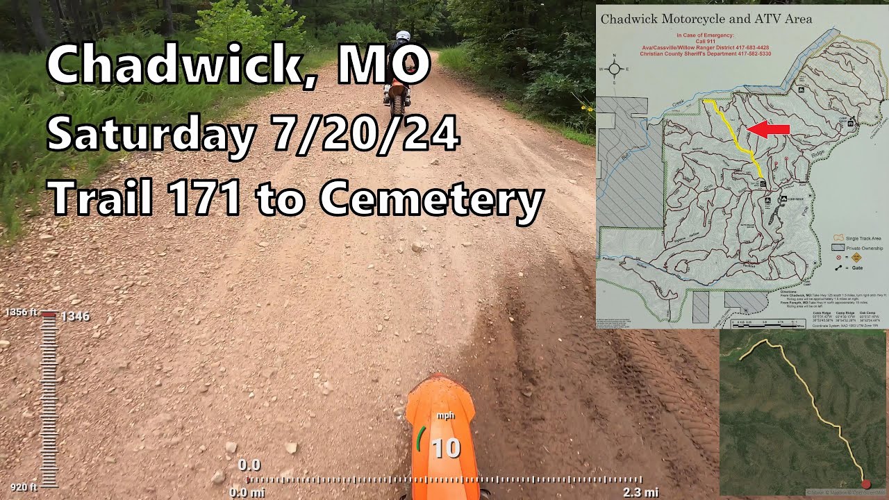 Trail 171 Lookout Road (Easy) - Chadwick Motorcycle & ATV Area - YouTube