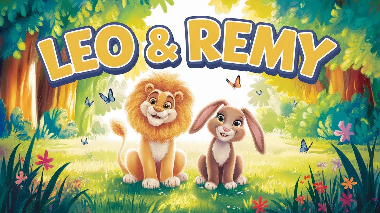 🦁🐰 Leo and Remy: The Lion and the Rabbit | A Heartwarming Kids Story ...