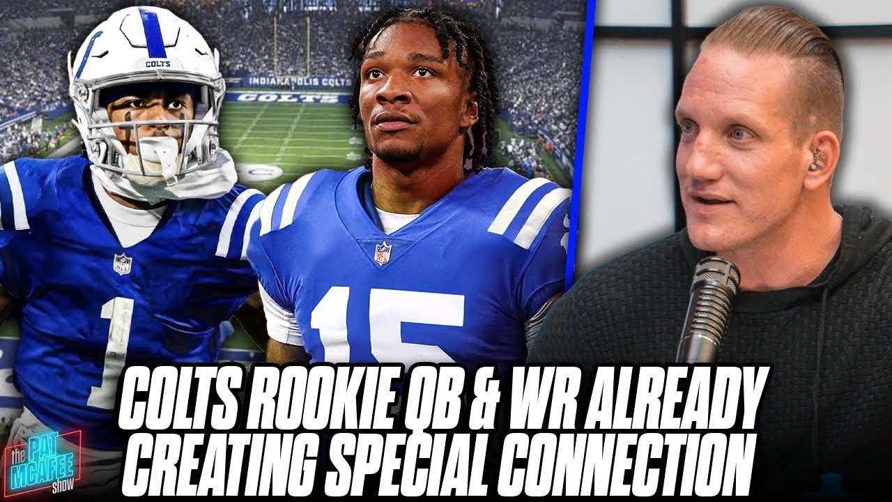 Colts Rookie QB & WR Throwing In Hotel Parking Lot, Just Lovin Playing ...