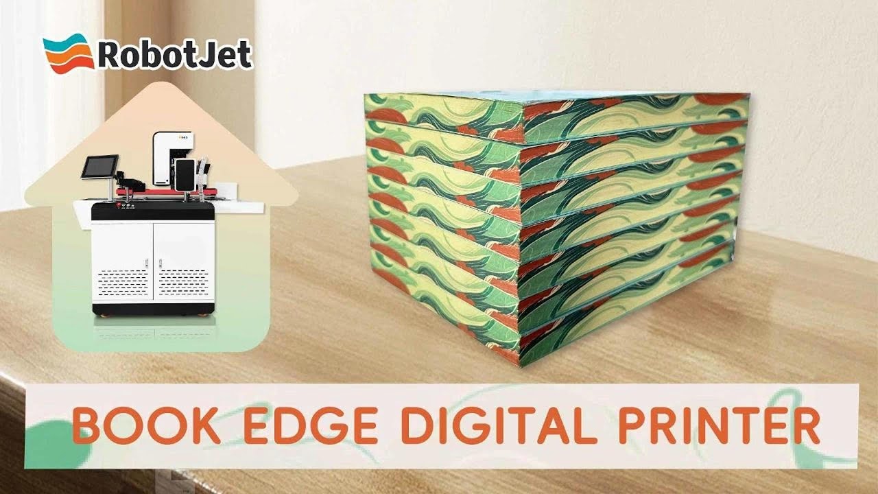 Book Edge Digital Printer, Book edge printer - YouTube
