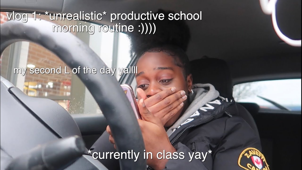 Vlog: *UNREALISTIC* 7am productive school MORNING ROUTINE - YouTube