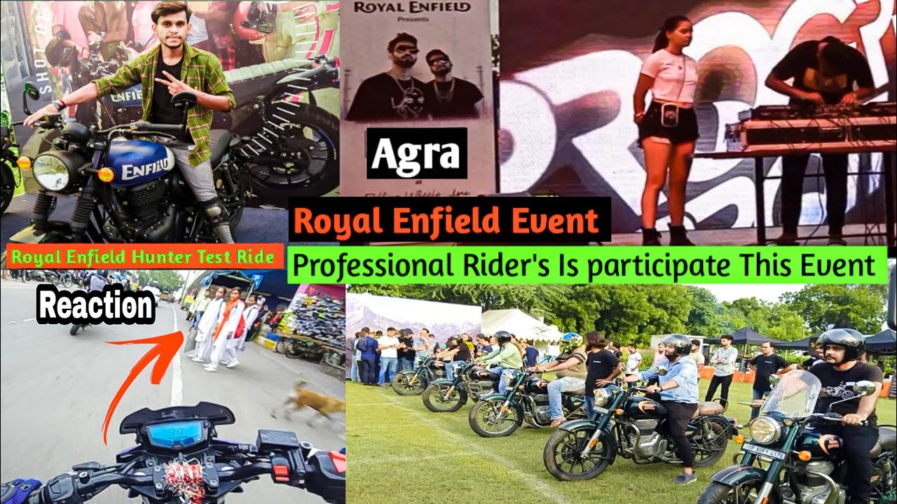 Royal Enfield Biggest event in Agra 2023 - YouTube