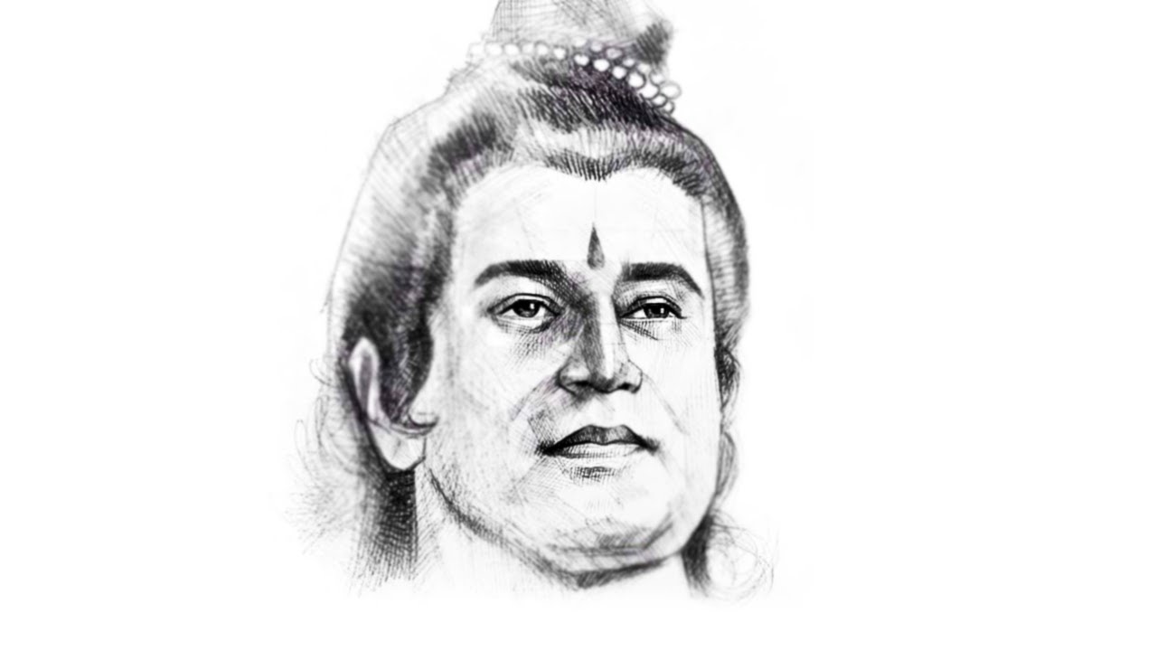 Shree Ram drawing | Jay shree Ram painting | Ram Navami Special - YouTube