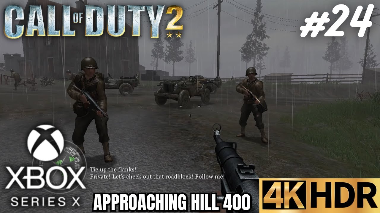 Call of Duty 2 | MISSION 24: Approaching Hill 400 | Xbox Series X|S ...