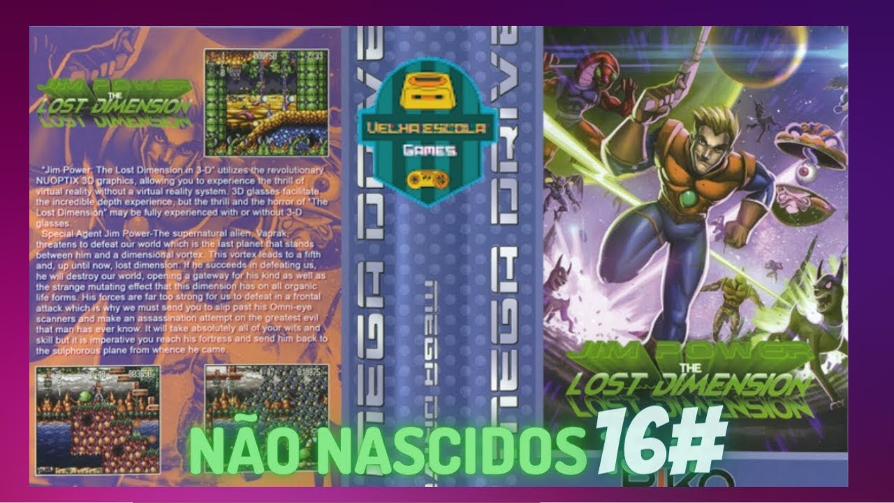 Jim Power The Lost Dimension (Mega Drive) Não Nascidos 16 # - YouTube