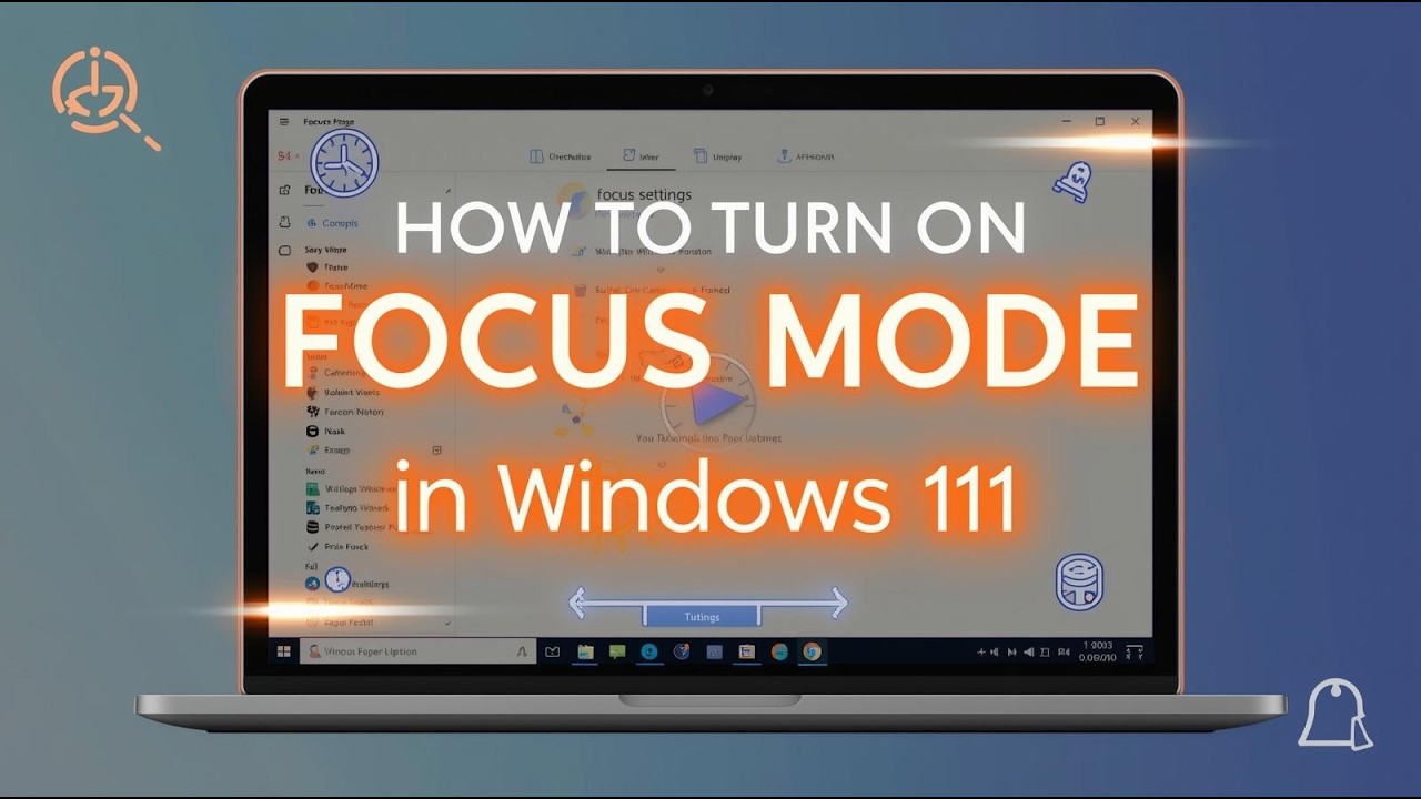 Stop Distractions Fast! Turn On Windows Focus Mode Easily – how to enable focus mode in Windows ...