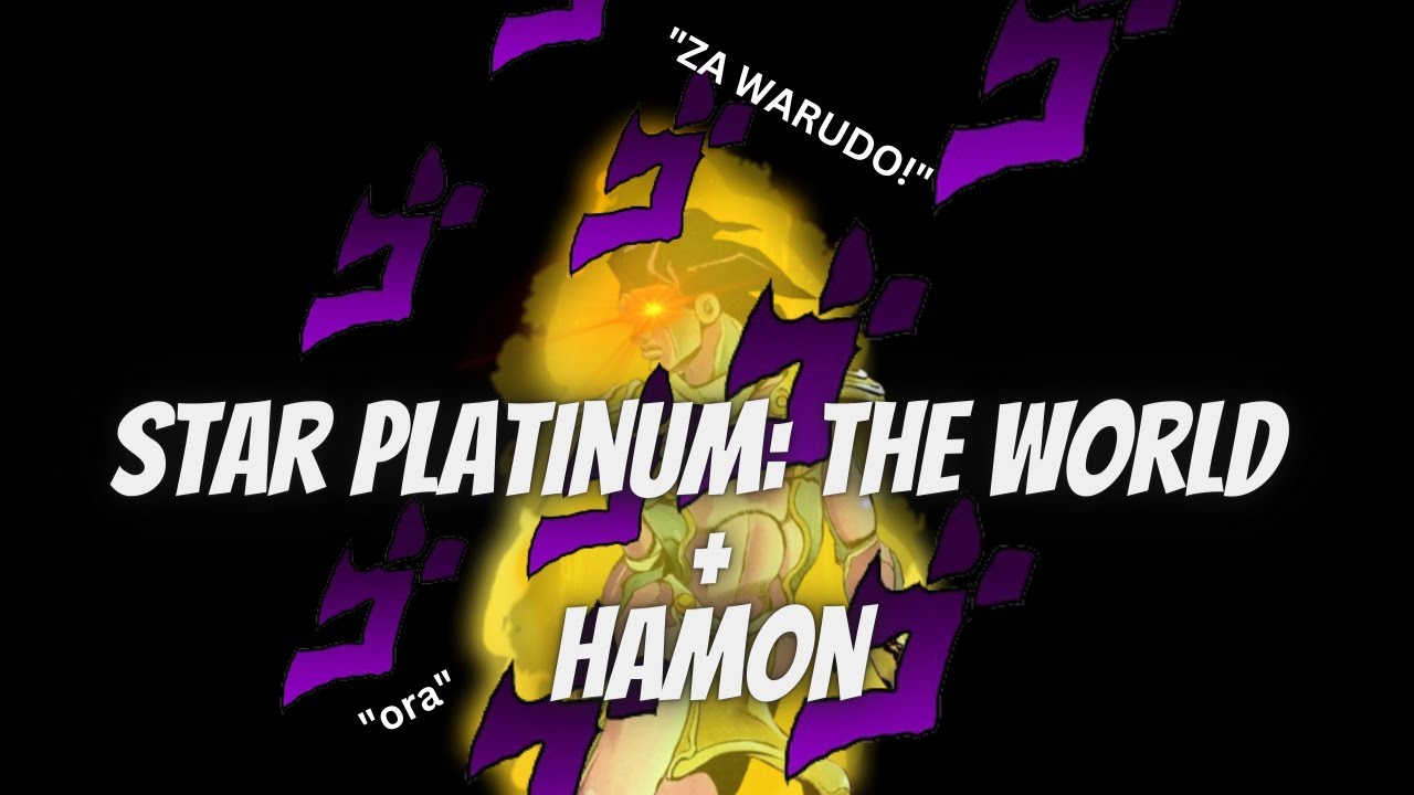 [Roblox is Unbreakable] Hamon with Star Platinum: The World is Mid ...